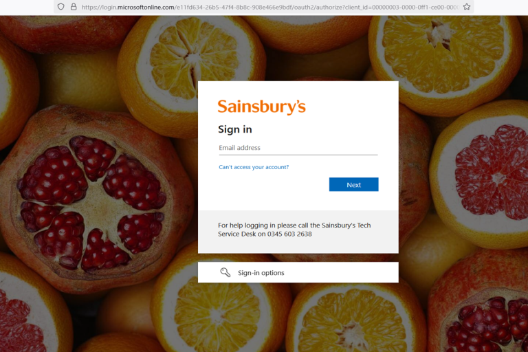 Mysainsburys Login - Oursainsburys UK